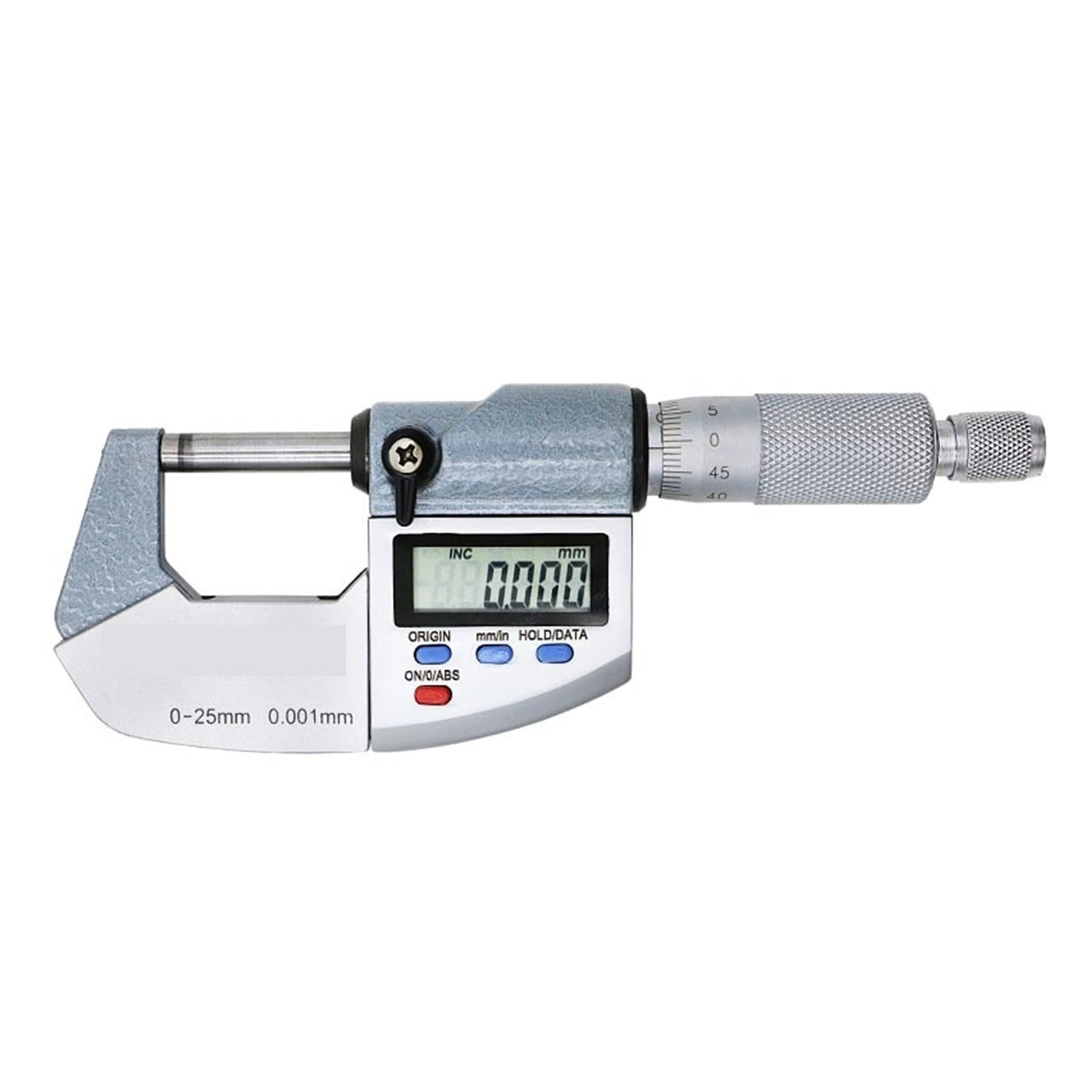 0-25mm Micron Digital Outside Micrometer Electronic Micrometer Gauge 0 ...