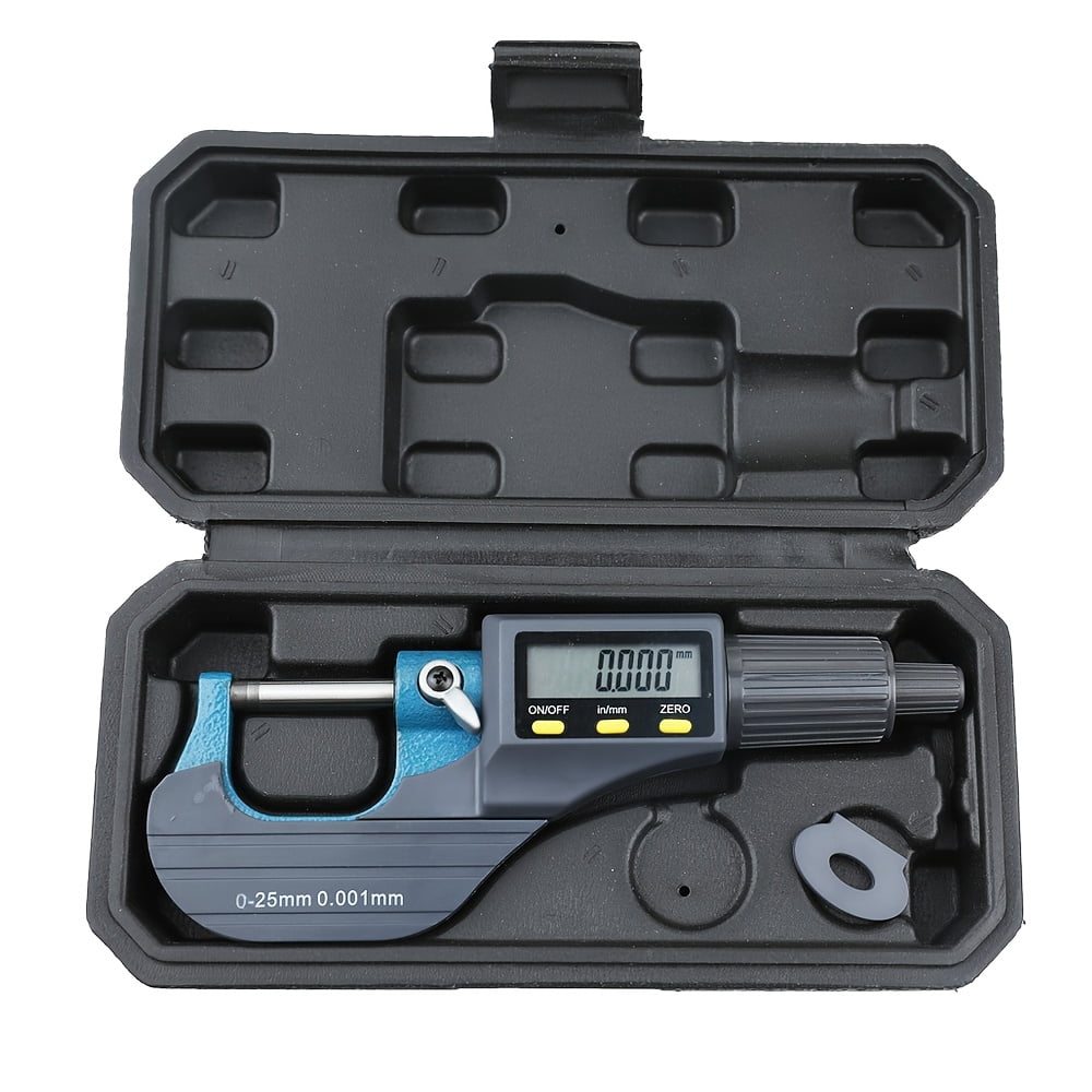 0-25mm TZ Digital Micrometer with Large Screen, Three-Button Operation ...