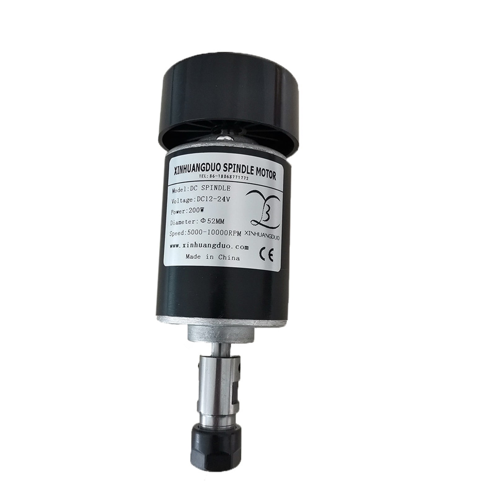 0.2kw Air Cooled Spindle ER11 Chuck CNC 200W Spindle Motor + 52mm ...