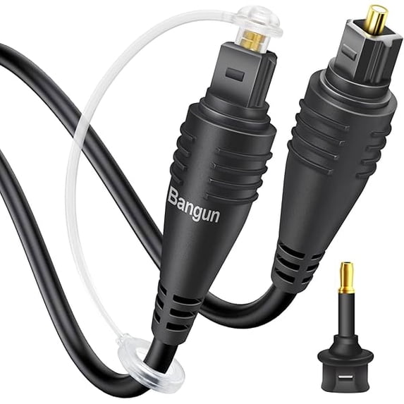 0.2m (7 inch) Short Optical Audio Cable, Slim Optical Cable, Digital ...