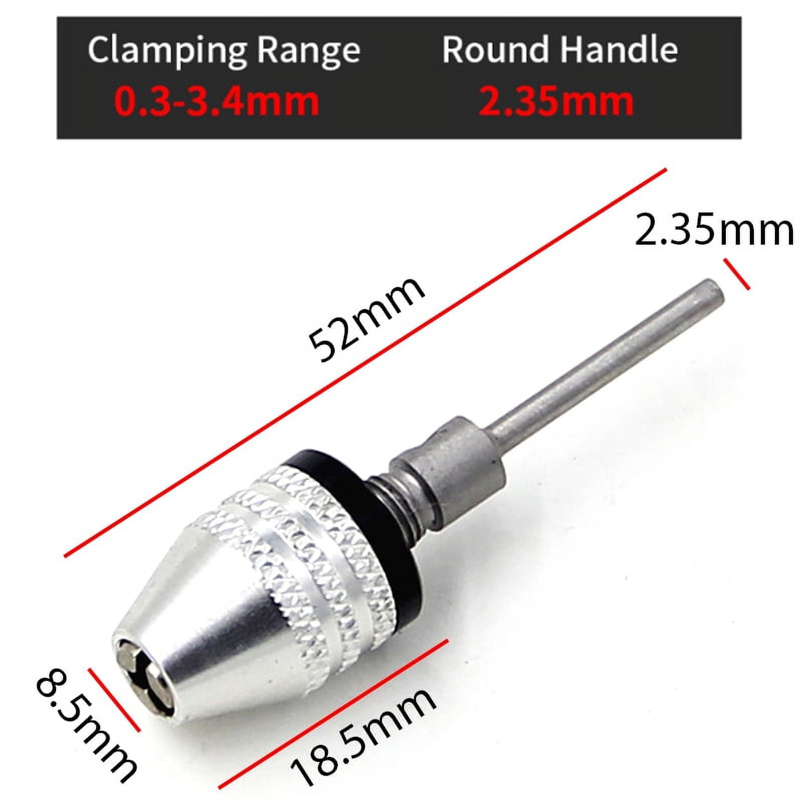 (0.3-3.4mm/2.35mm) Drill Chuck Keyless Screwdriver Impact Driver ...
