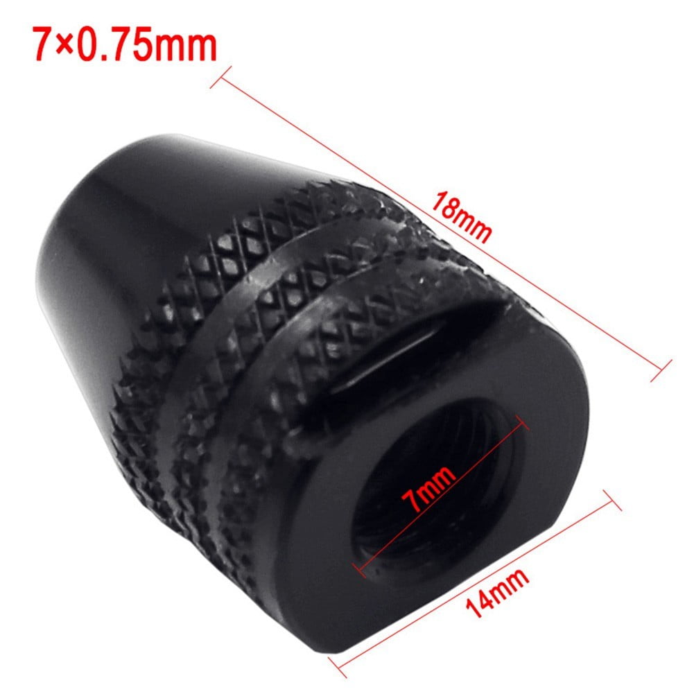 0.3-3.4mm Mini Multi Chuck Keyless Quick Change Three-Jaw Drill Chuck M7 M8x0.75 Short M7 ...