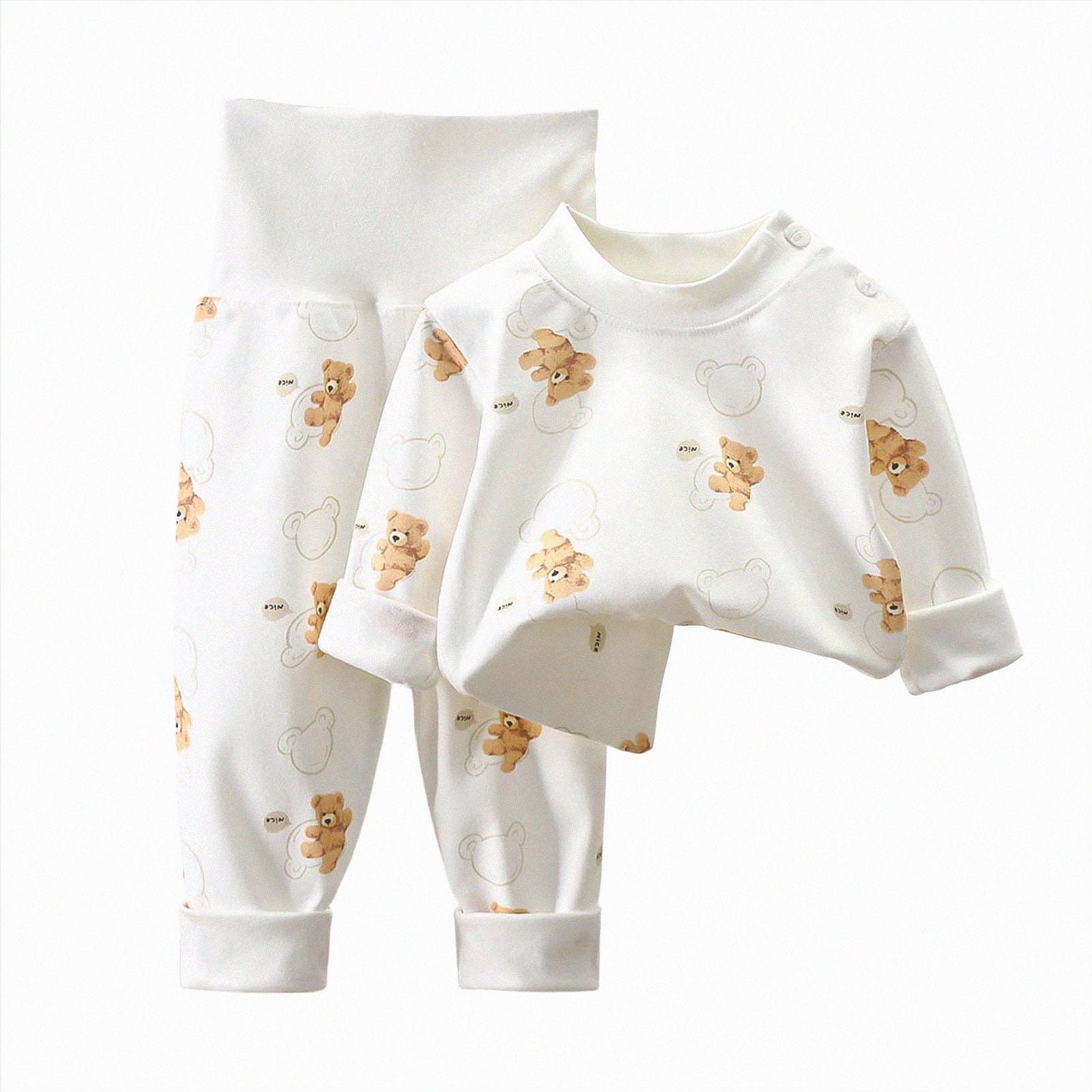 0-3 Months Toddler Baby Girls And Boys Long Sleeved Home Clothes Cute ...