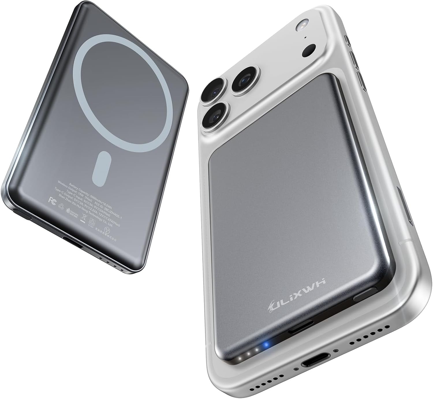 0.3" Ultra Slim] [Alloy-Made] for Magsafe Portable Charger for iPhone ...