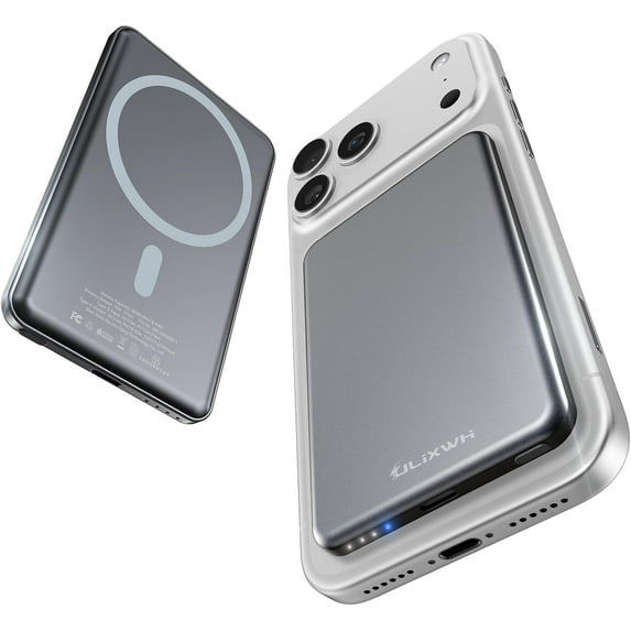 0.3" Ultra Slim] [Alloy-Made] for Magsafe Portable Charger for iPhone ...