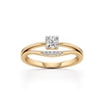 0.30 CTW Round Cut Split Shank Delicate Women's Engagement Ring 925 ...