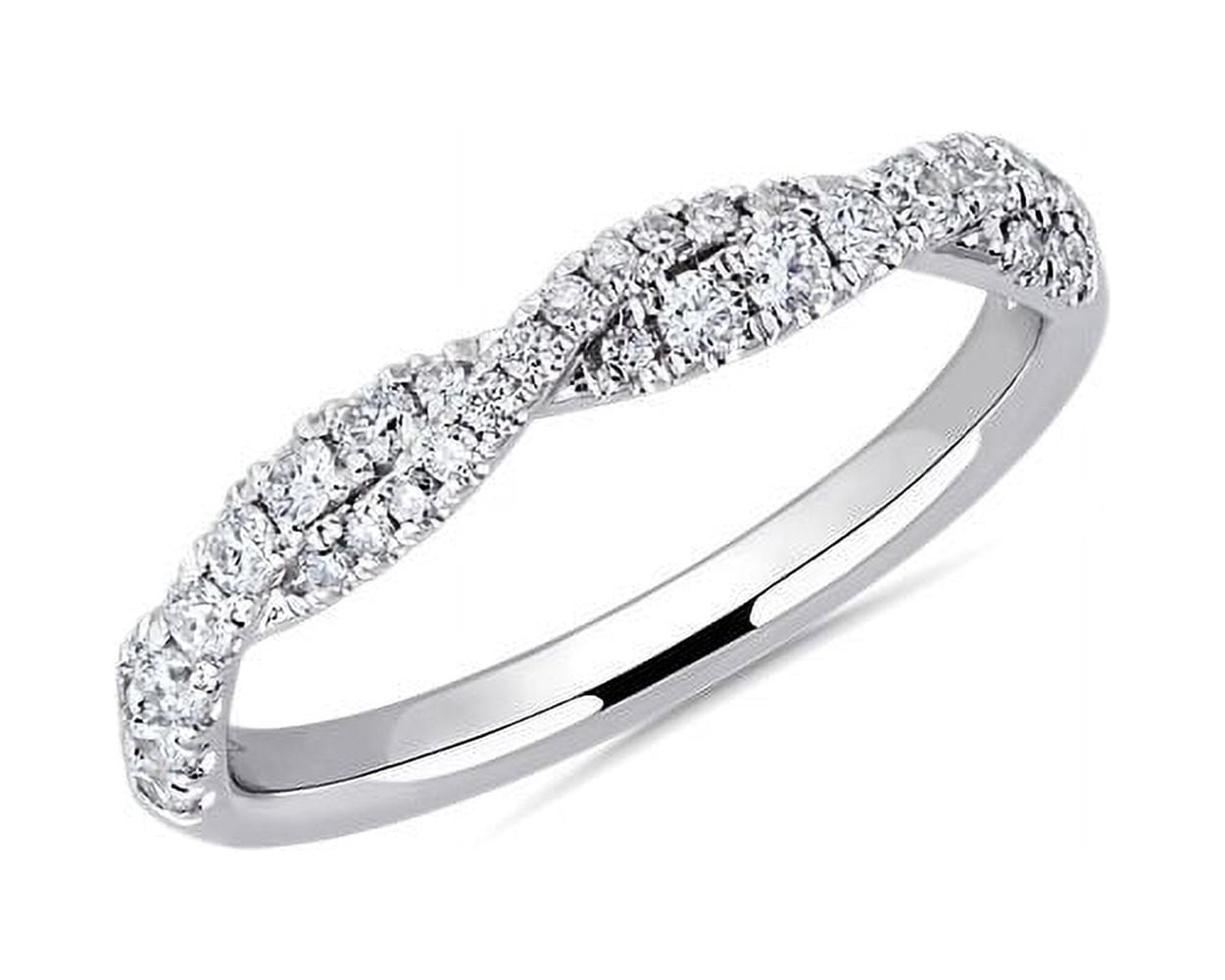 0.30 Ct IGI Certified Beautiful Round Cut Lab Grown Diamond Eternity ...