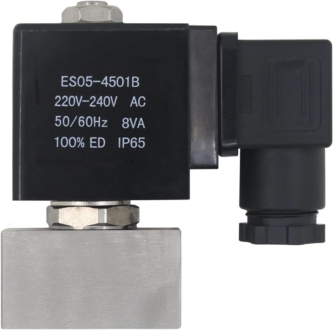 0~300 bar - stainless steel high pressure solenoid valve electromagnetic solenoid valve 1/4 ...