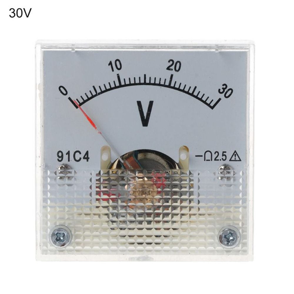 0-30V-Type Analog Voltmeter, Household Voltmeter, C4-V DC Ratios, Class ...
