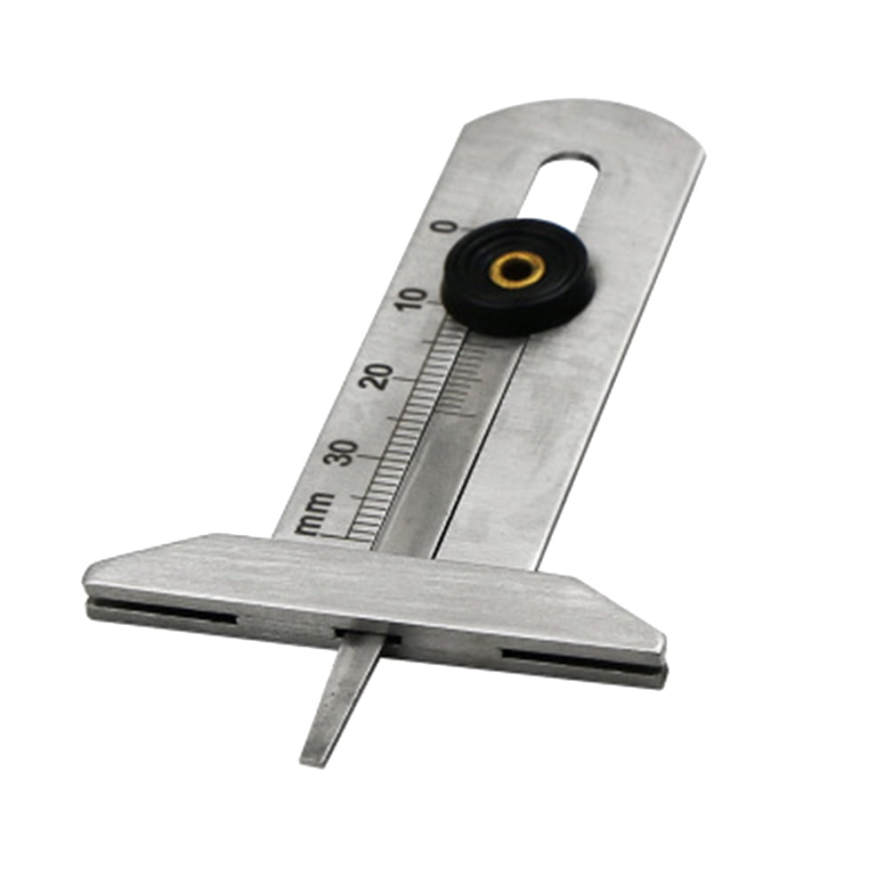 0-30mm Tire Tread Depth Gauge Meter for Trucks SUV (Silver) - Walmart.com