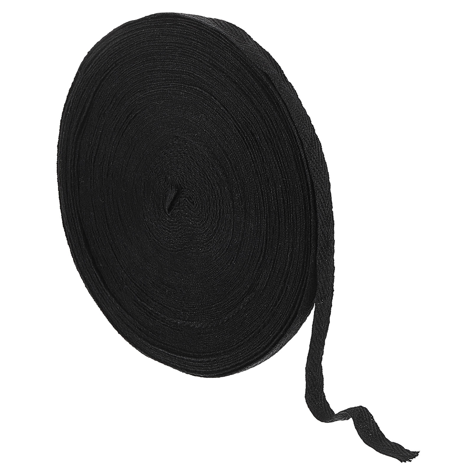 0.31 Inch Cotton Twill Tape Ribbon, 22 Yards Roll Herringbone Webbing ...