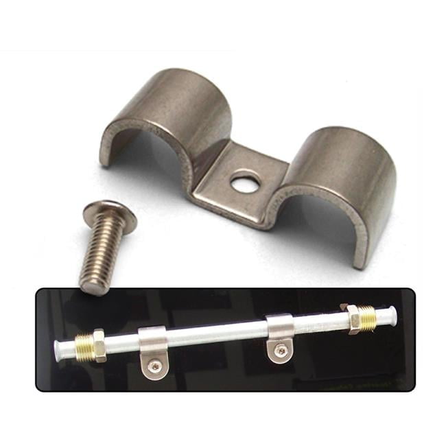 0.312 in. Stainless Steel Double Line Clamps -Pack of 12 - Walmart.com