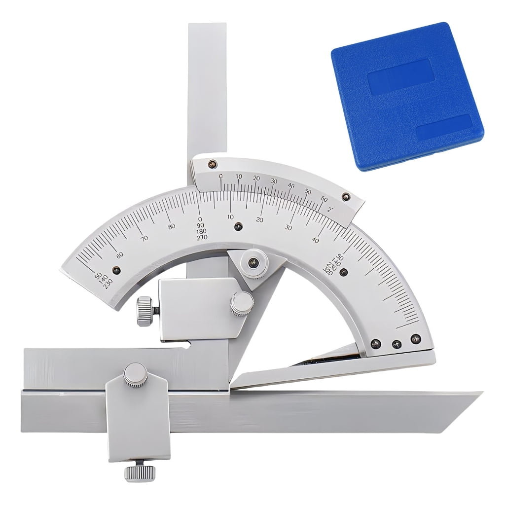 0-320° Angles Measuring Rulers Vernier Bevel Protractor Measurement ...