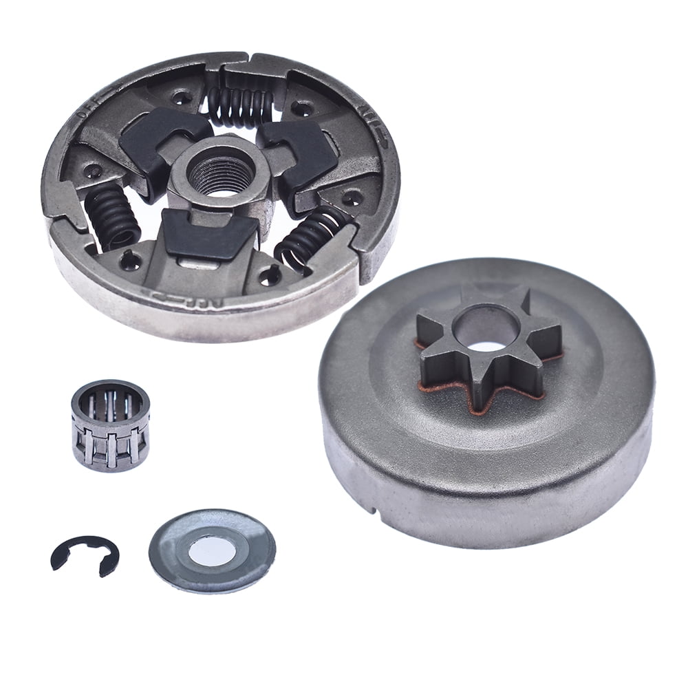 0.325" 7T Clutch Drum Sprocket Bearing E-Clip Washer Kit for MS261 ...