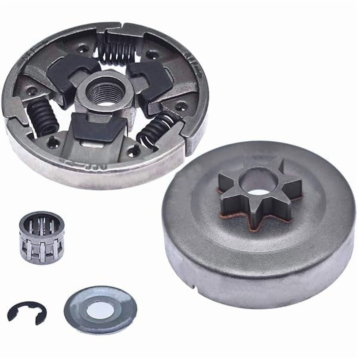 0.325 Inch 7T Clutch Drum Sprocket Bearing E-Clip Washer Kit ...