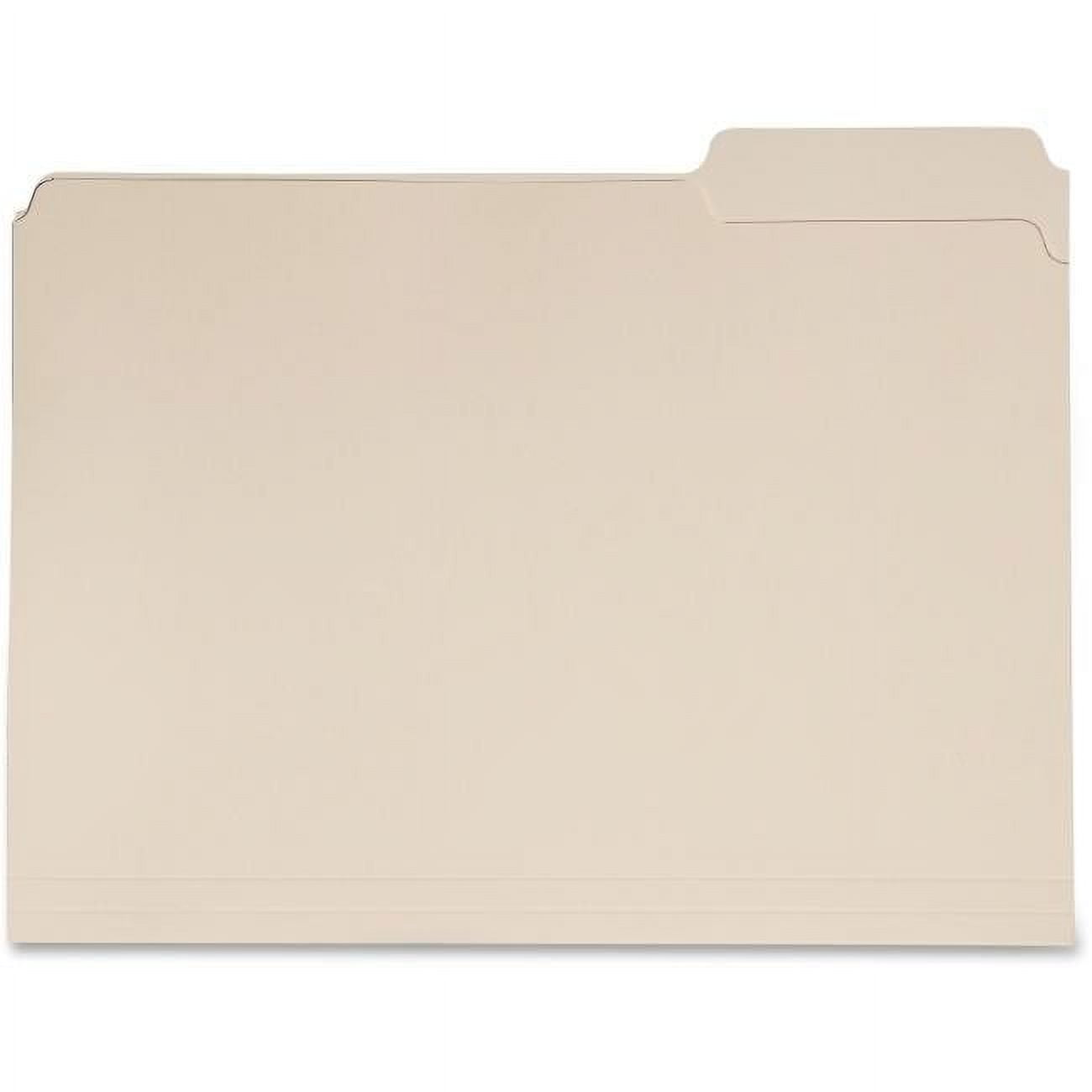 0.33 Cut Letter File Folder - Manila - Walmart.com