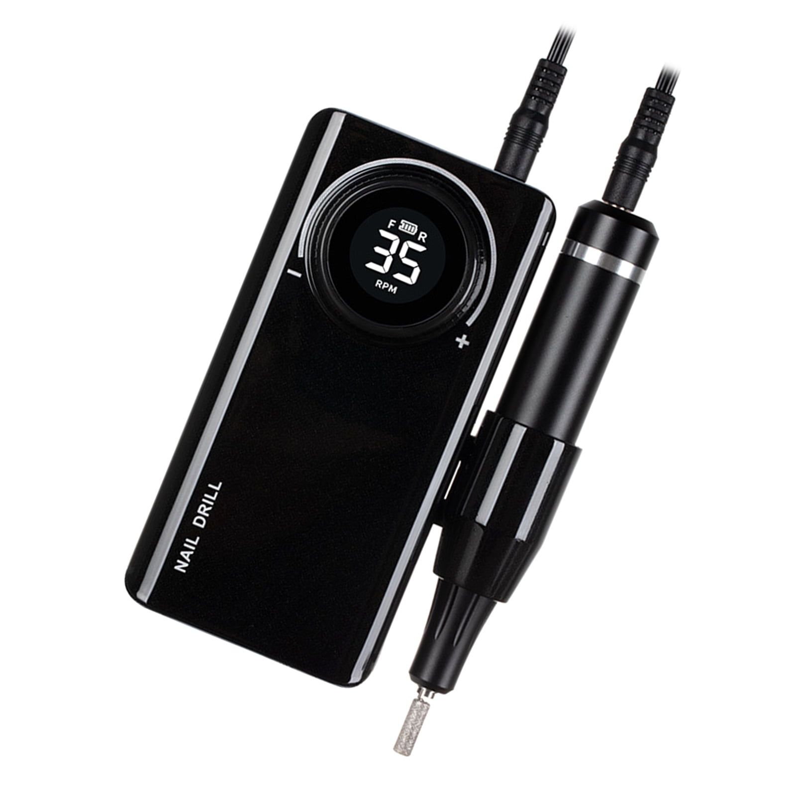 0-35000RPM Nails Drill Machine with 6 Precise Drill Bits and Sanding ...