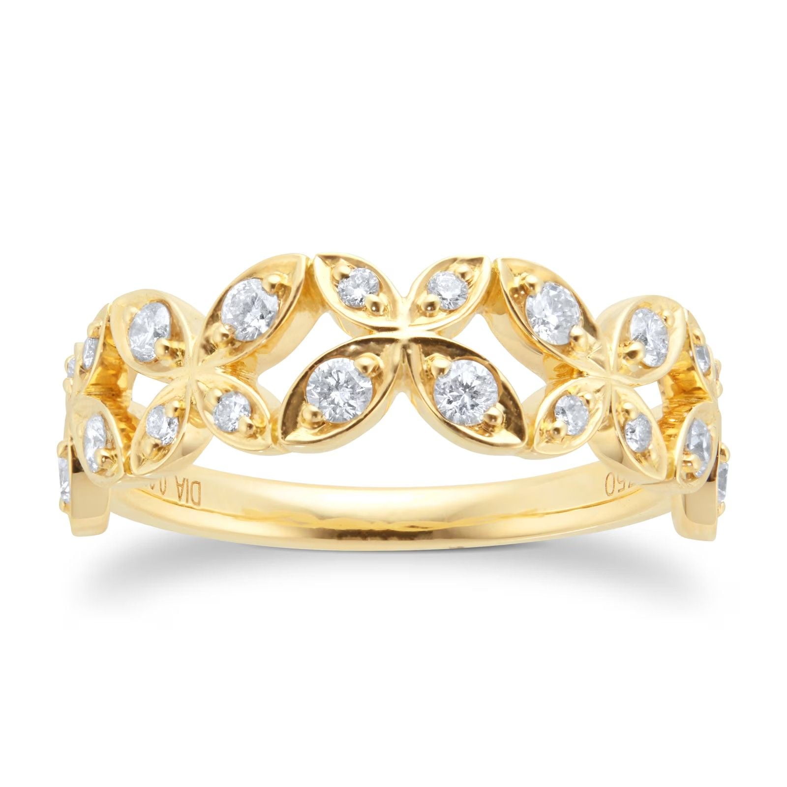 0.35ct Butterfly Band, Art Deco Engagement Wedding Bridal Ring, Round ...