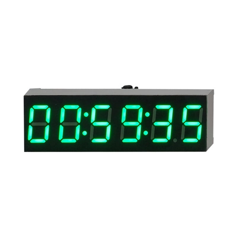 0.36 Inch 6-Bit Clock LED Digital Electronic Clock W Second Display ...