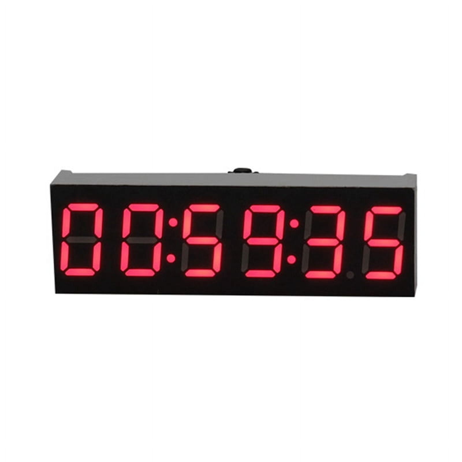 0.36 Inch 6-Bit Clock LED Digital Electronic Clock W Second Display ...