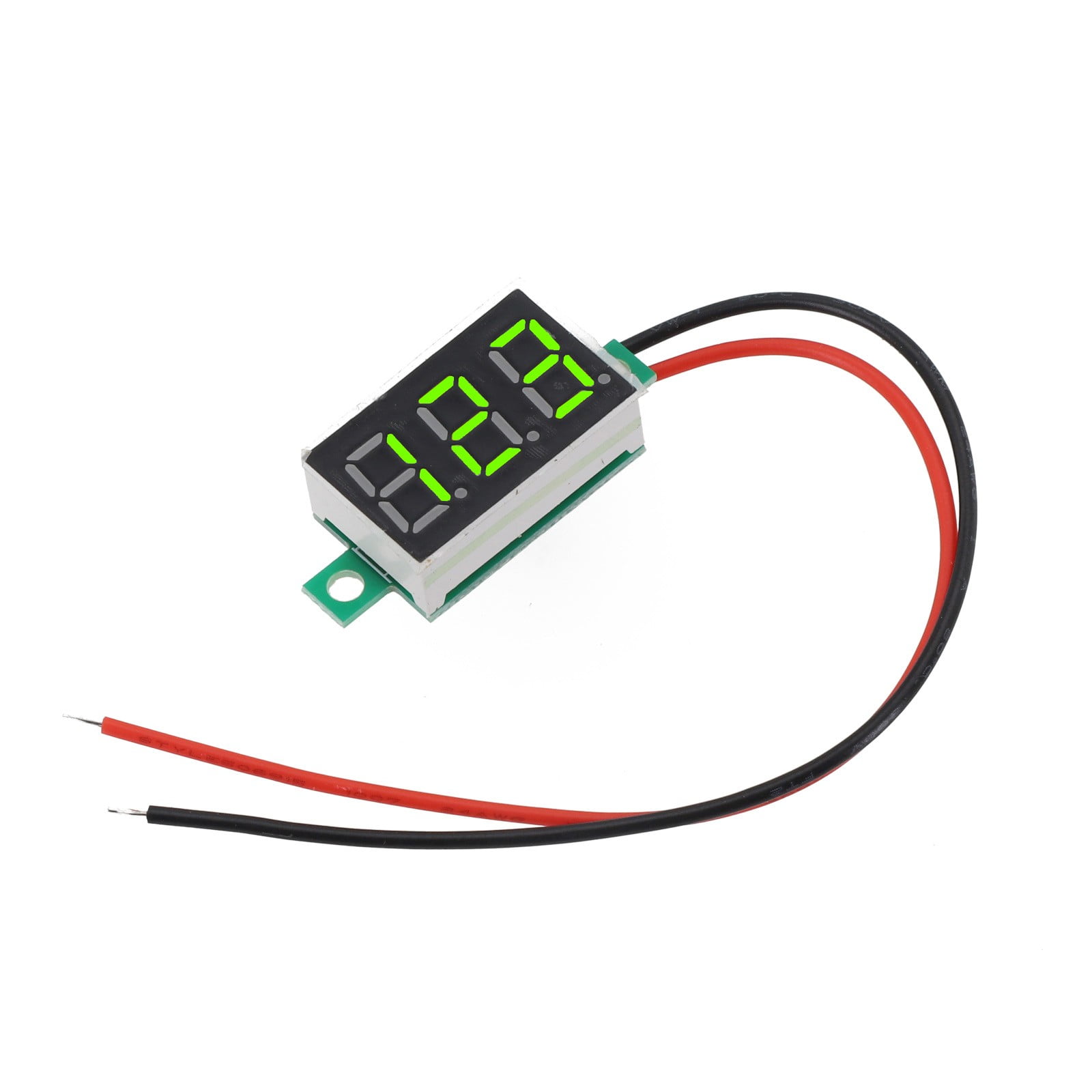 0.36 Inch Led Digital 2-Line Dc Voltage Table Red Blue Green Dc4.5-30V ...
