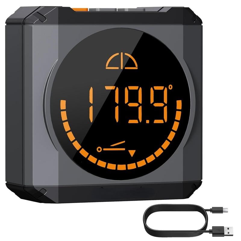0-360°(4 * 90°) Digital Angle Finder Level Magnetic Electronic Gauge ...