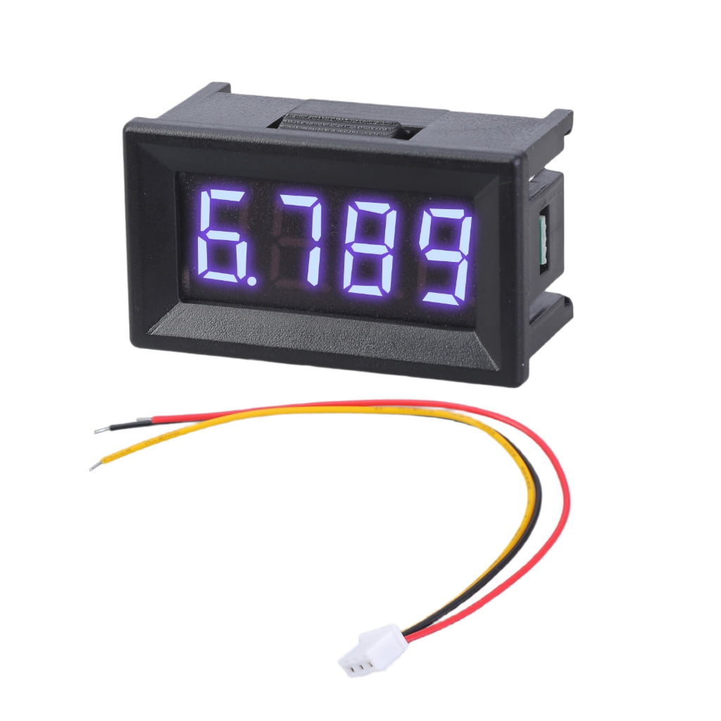 0.36Inch LED Display Digital Voltmeter 3 Wire 4 Digit Voltage Tester 0 ...
