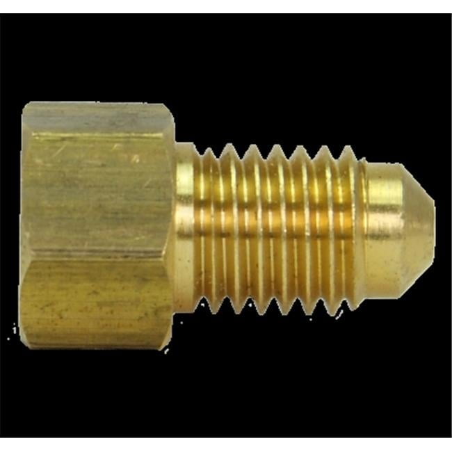 0.37-24 in. Female Inverted, M12 x 1 mm Male Bubble Brass Adapter ...