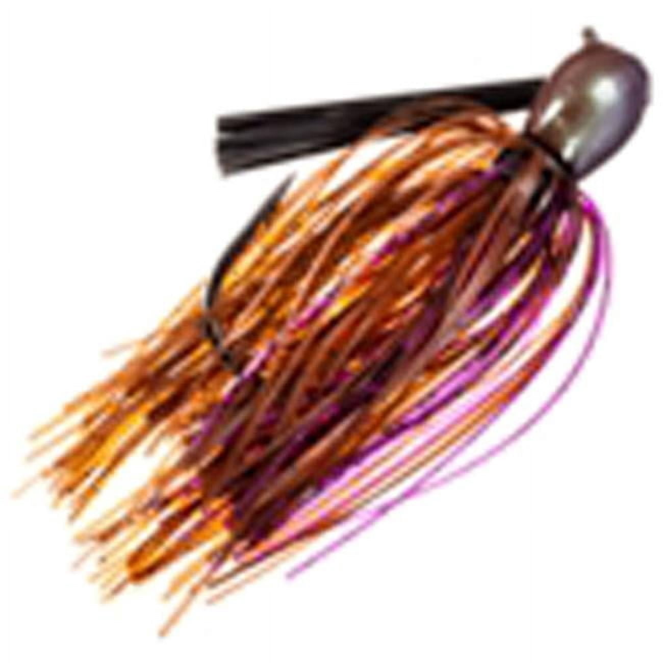 0.37 oz Ike Mini Flipping Jig, Brown & Purple Passion - Walmart.com
