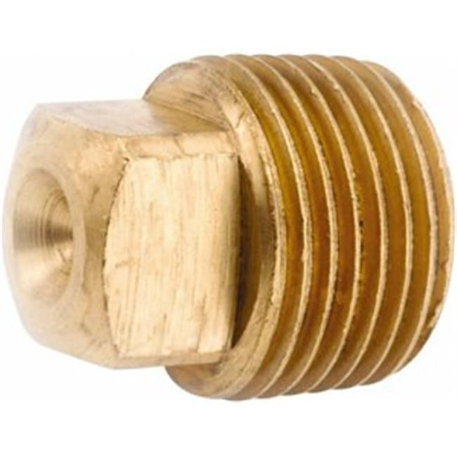 0.38 in. Brass Pipe Plug, Yellow - Walmart.com