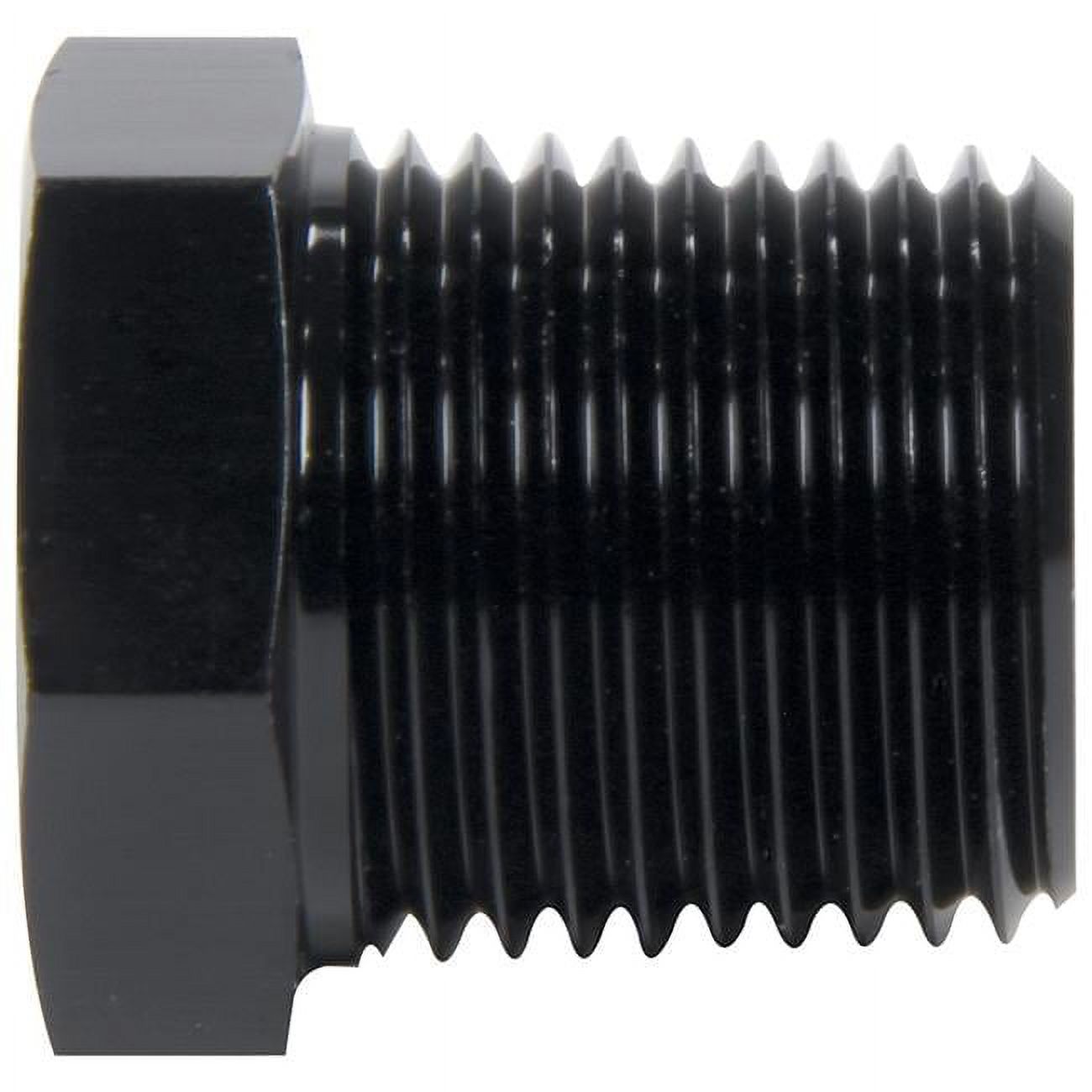 0.38 in. NPT Hex Plug, Black - Walmart.com