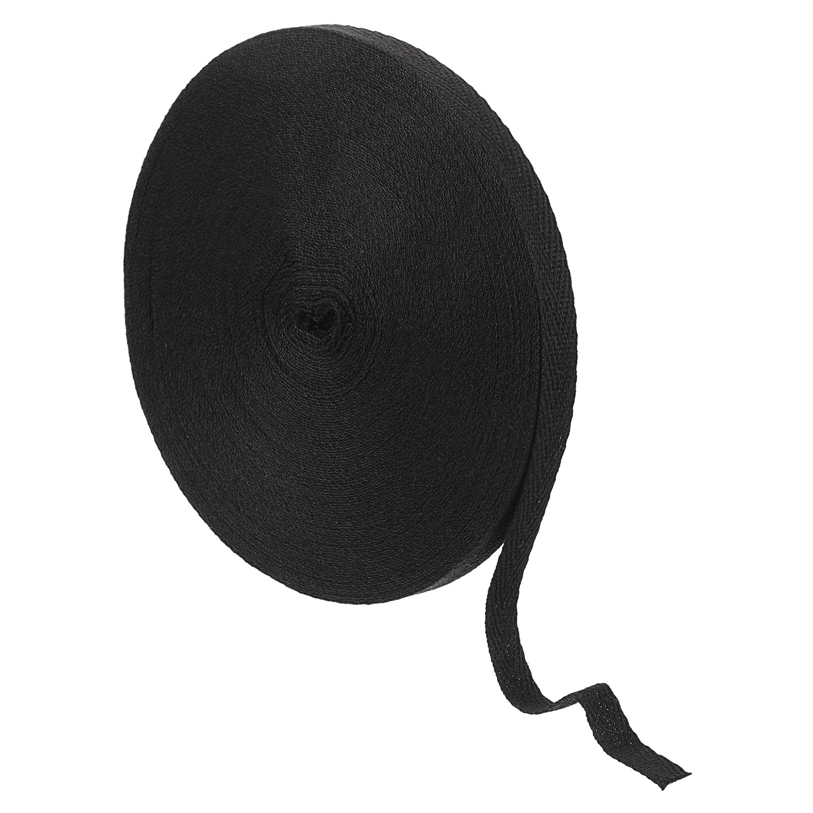 0.39 Inch Cotton Twill Tape Ribbon, 22 Yards Roll Herringbone Webbing ...