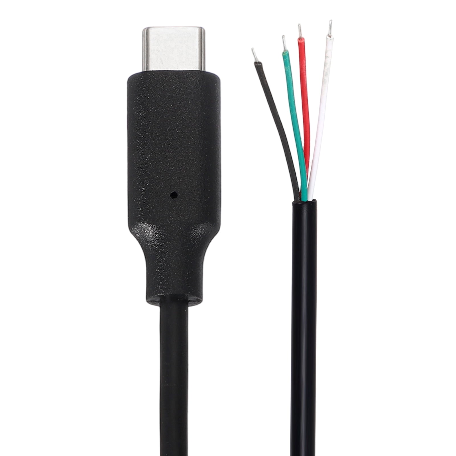 0.3M/1Ft Type C Male Plug Bare Wire Cable, 20AWG 12V 5A 4 Pin 2 Pcs ...