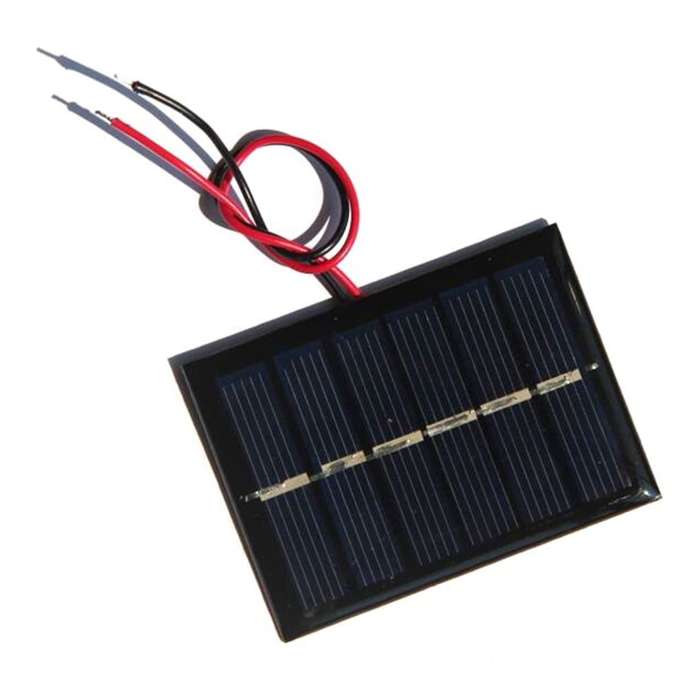 0.3W 3V Solar Panel Solar Epoxy Board With Wire mini Solar System ...