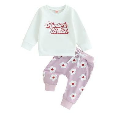 Toddler Kids Baby Girl 1-4T Sunflower Outfit Set, Long Sleeve Sweatshirts and Pants, Fall ...
