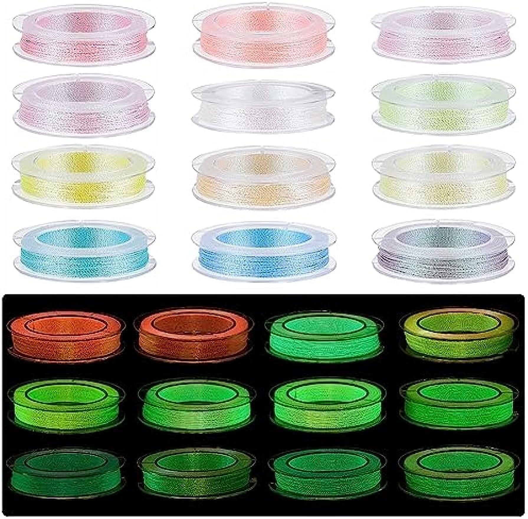 0.3mm Glow in The Dark Yarn 288 Yards Embroidery Machine Thread ...