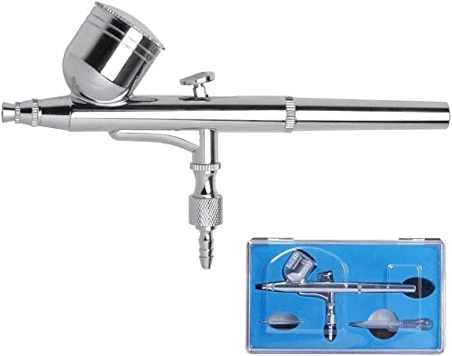 0.3mm Gravity Feed Dual-Action Airbrush Paint Spray Gun Kit Set ...