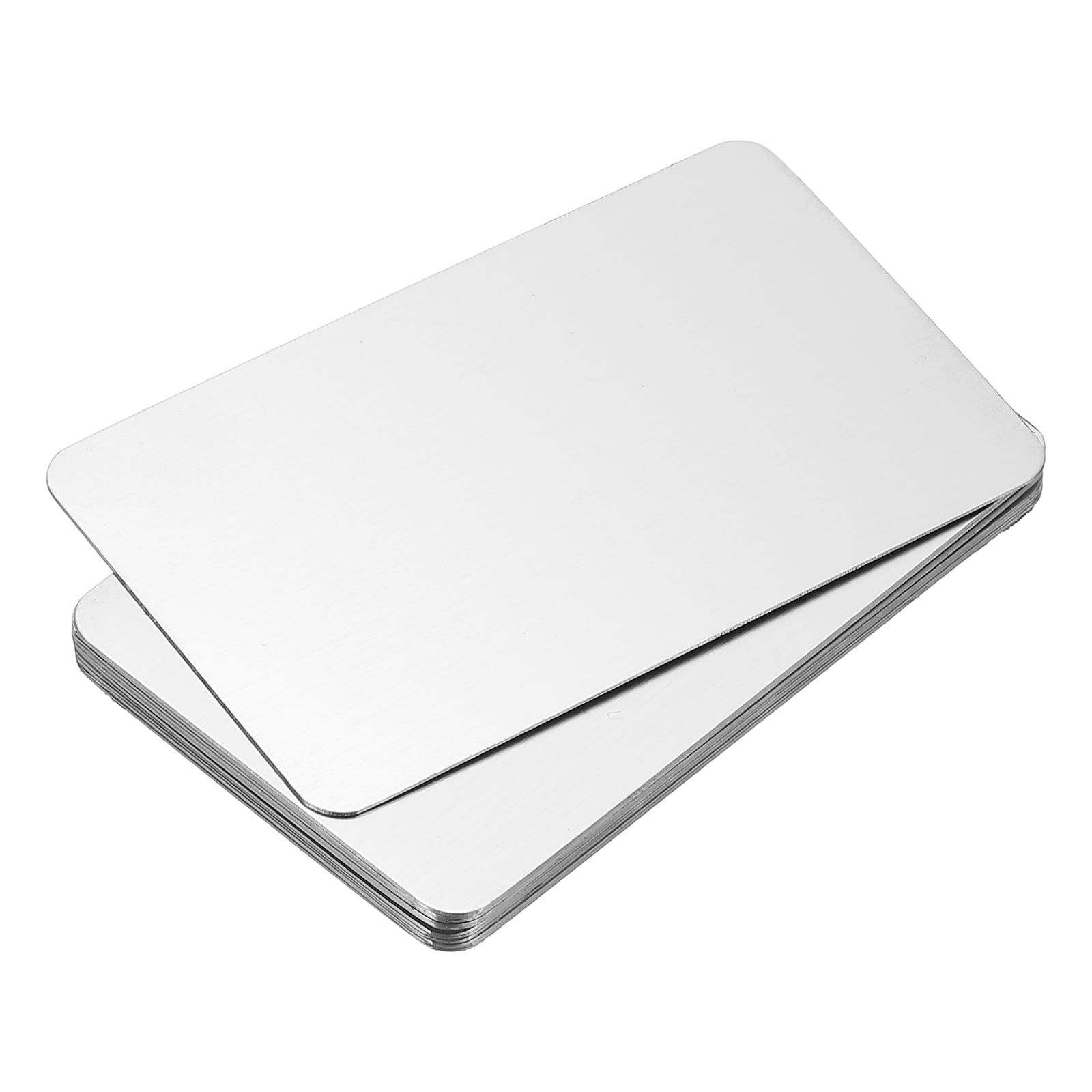 0.3mm Stainless Steel Metal Business Cards, 12 Pack Blank Name Card ...