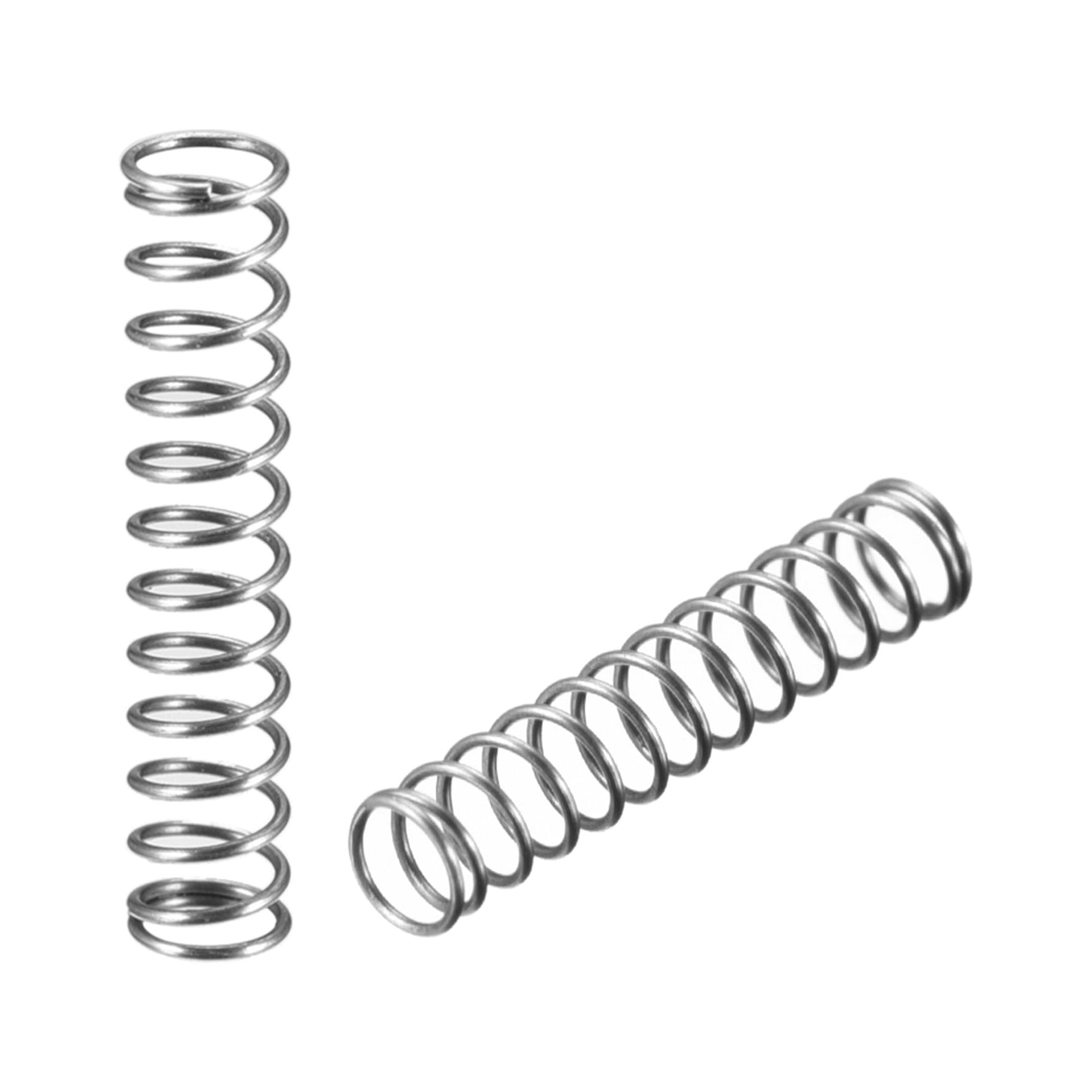 0.3x3x15mm Spring Steel Coil Extended Compressed Spring 30 Pcs ...