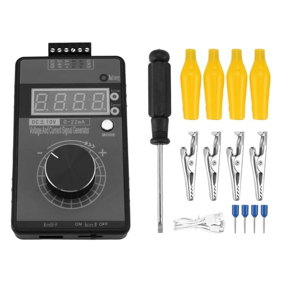 0/4-20MA DC 0-10V Signal Generator,Analog Generator with 4-Digit LCD Display,Accuracy 0.01,for ...