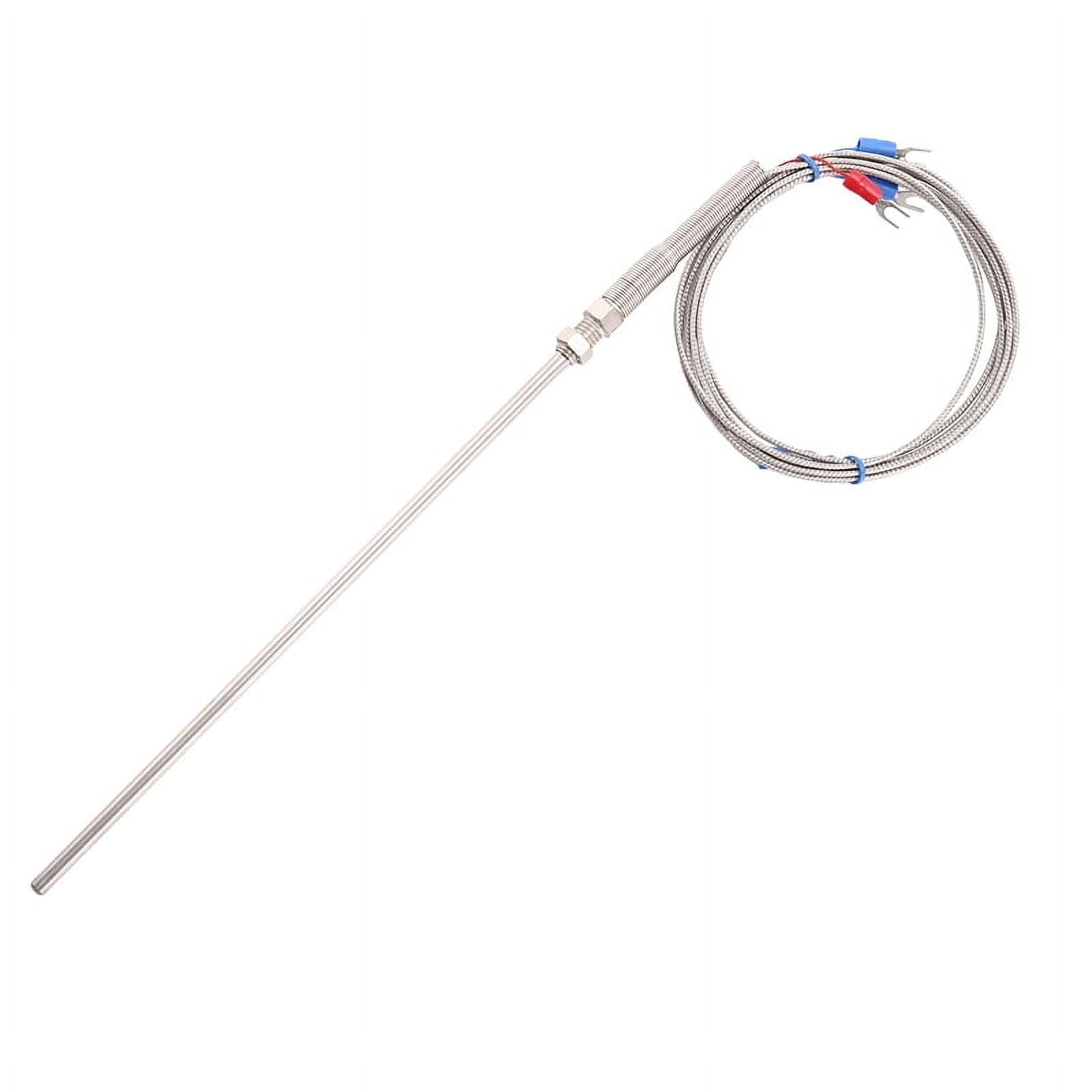 0-400C PT100 Type 5mm x 50mm Temperature Controller Thermocouple Probe ...