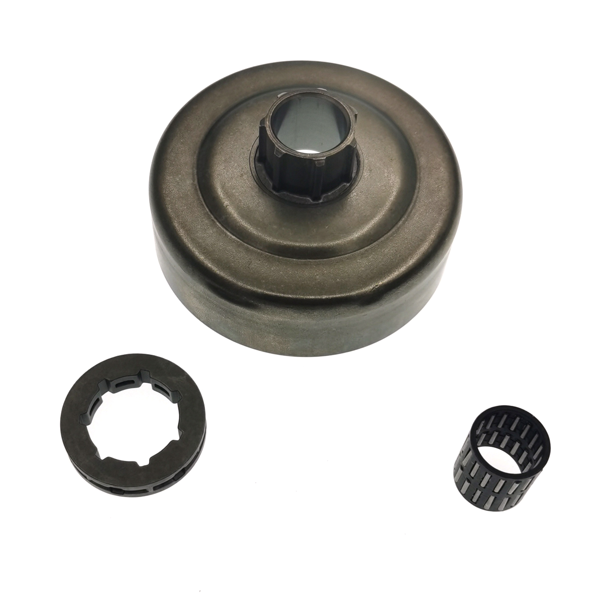 0.404" 7T Clutch Drum with Sprocket Rim and Needle Cage Bearing for ...