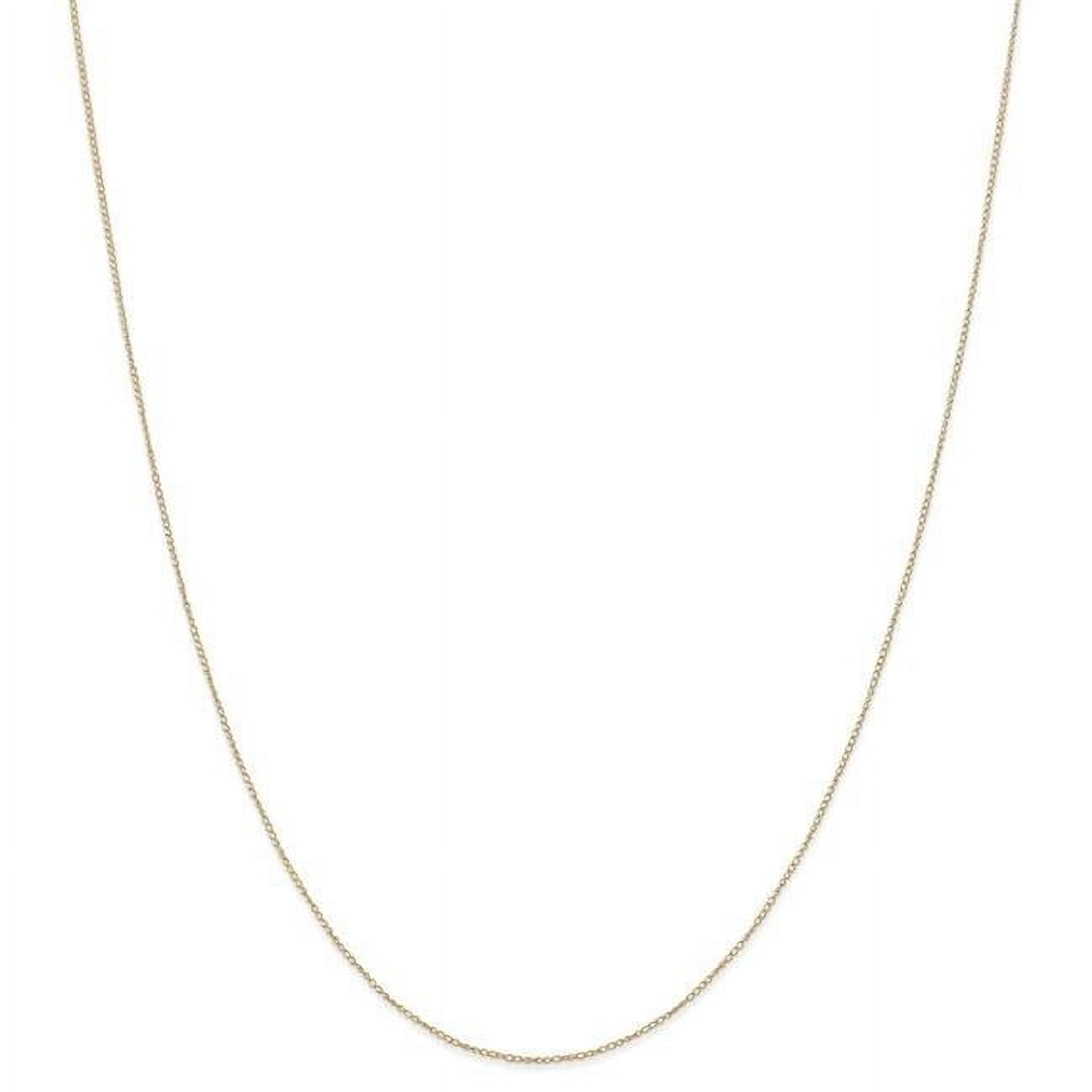 0.42 mm x 20 in. 14K Yellow Gold Carded Curb Chain - Walmart.com