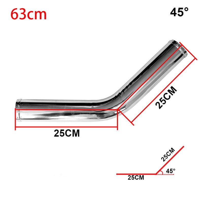 0/45/90/180 Degrees L S Type Aluminum Tube Universal 76mm 3.5inch Cold ...