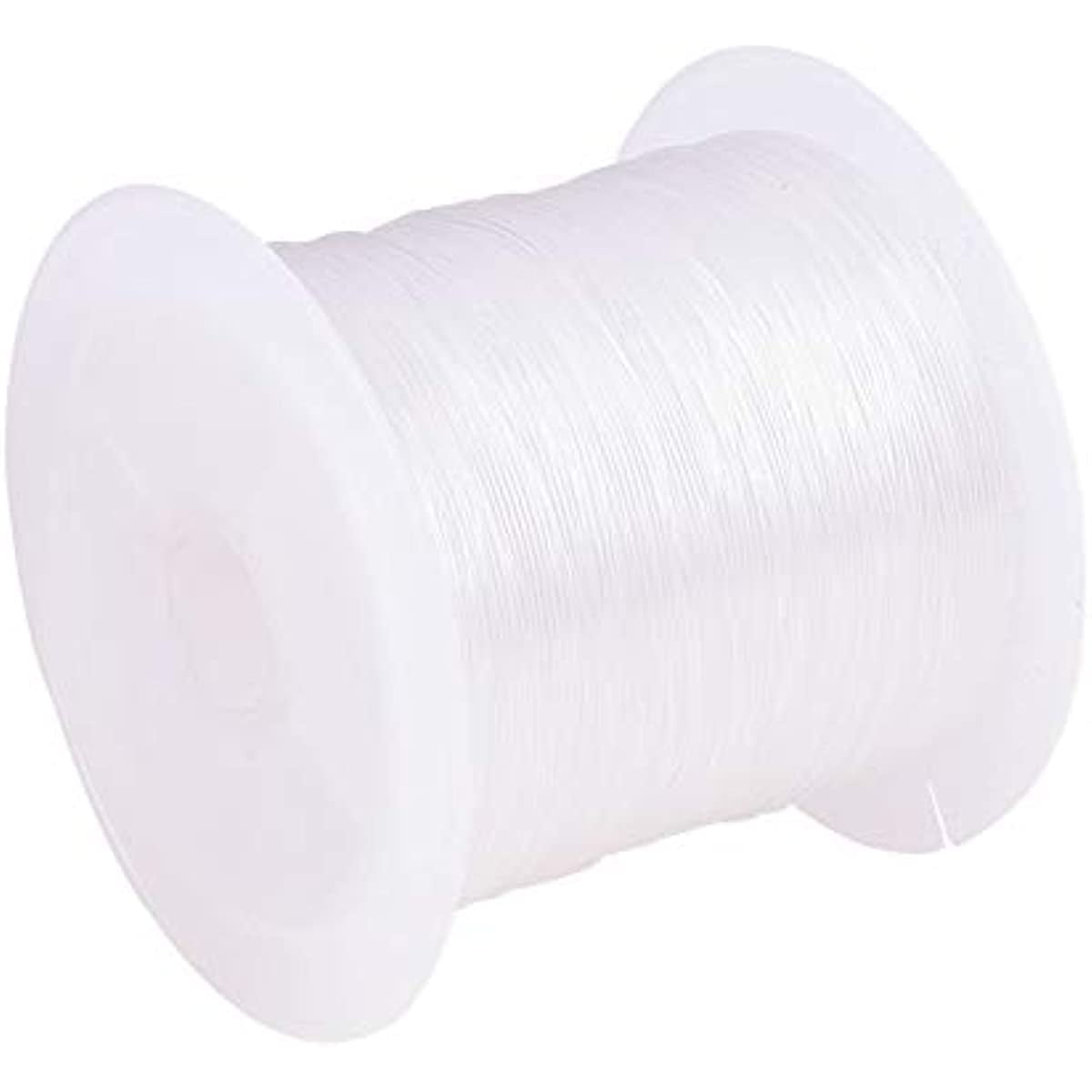 0.45mm Crystal Beading Cords Clear Fishing Line Invisible Nylon Thread ...