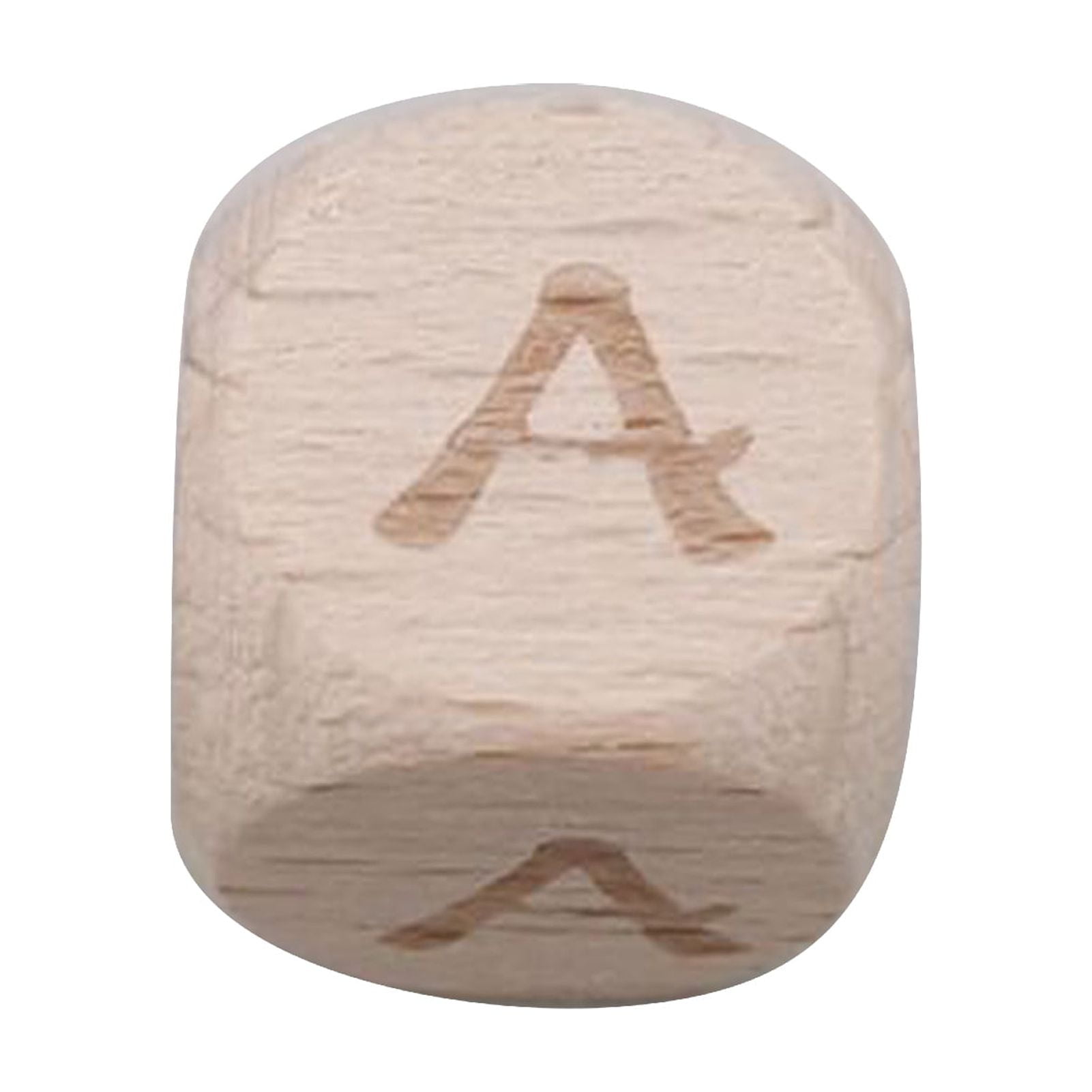 0.47in Wooden English Letter Dice DIY Educational Personalized Wooden ...
