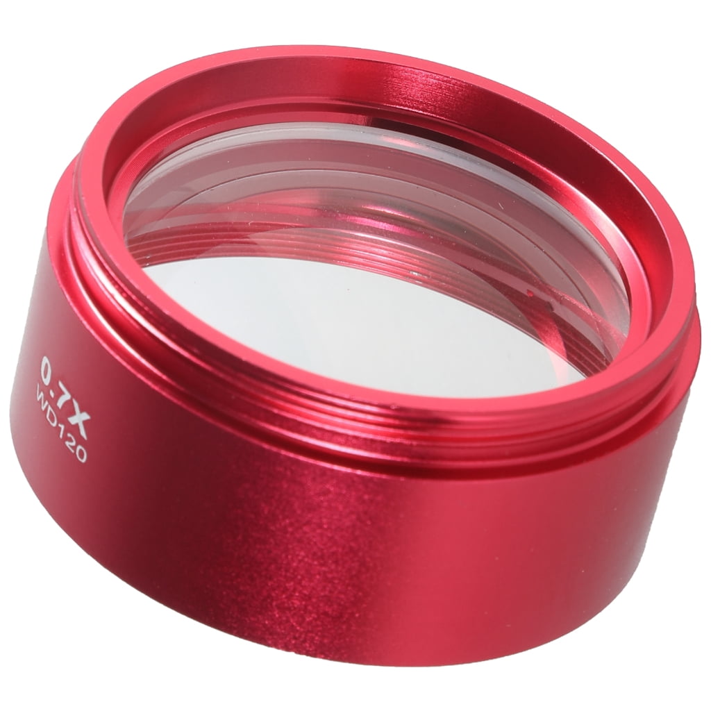 0.5/0.7 Industrial Microscopes Barlow Glass Lens Aluminium Auxiliary ...