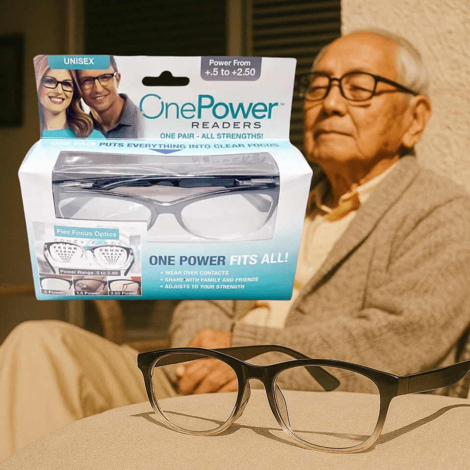 0.5-2.5 Unisex Auto Focus Presbyopi Reading Glasses One Power Readers ...