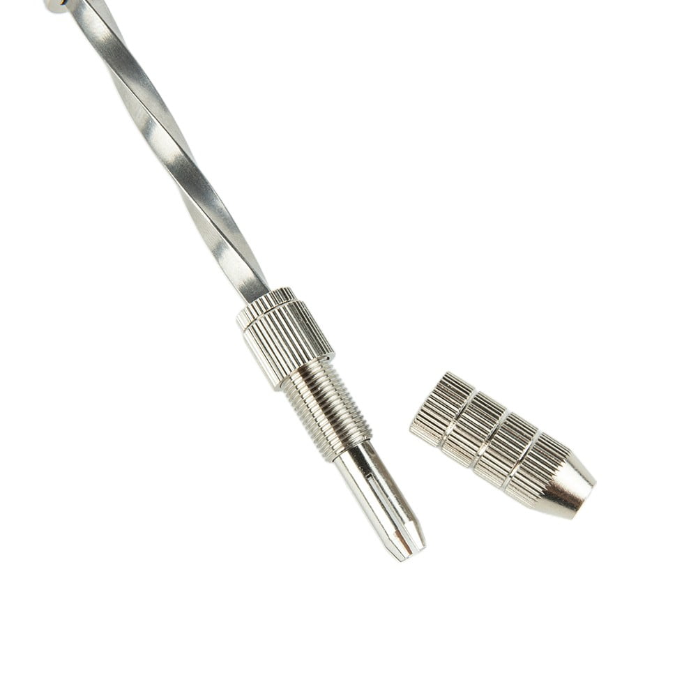 0.5-3mm Blue Lengthening Semi-automatic Hand Drill Set With 10pc Small ...