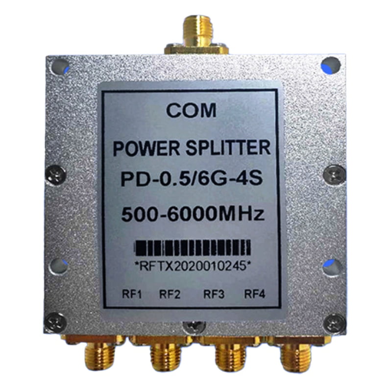 0.5-6G One-Point Quad Power Divider Broadband Power Divider 2.4G 5.8G ...